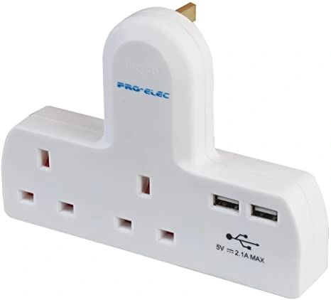 Securlec Multiway Adaptor 2 sockets