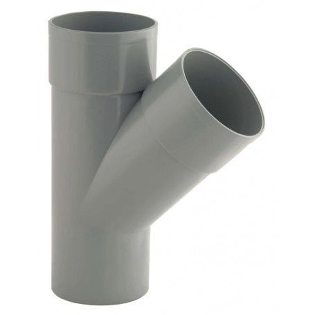 PVC Waste Tee 45 Degrees 110mm