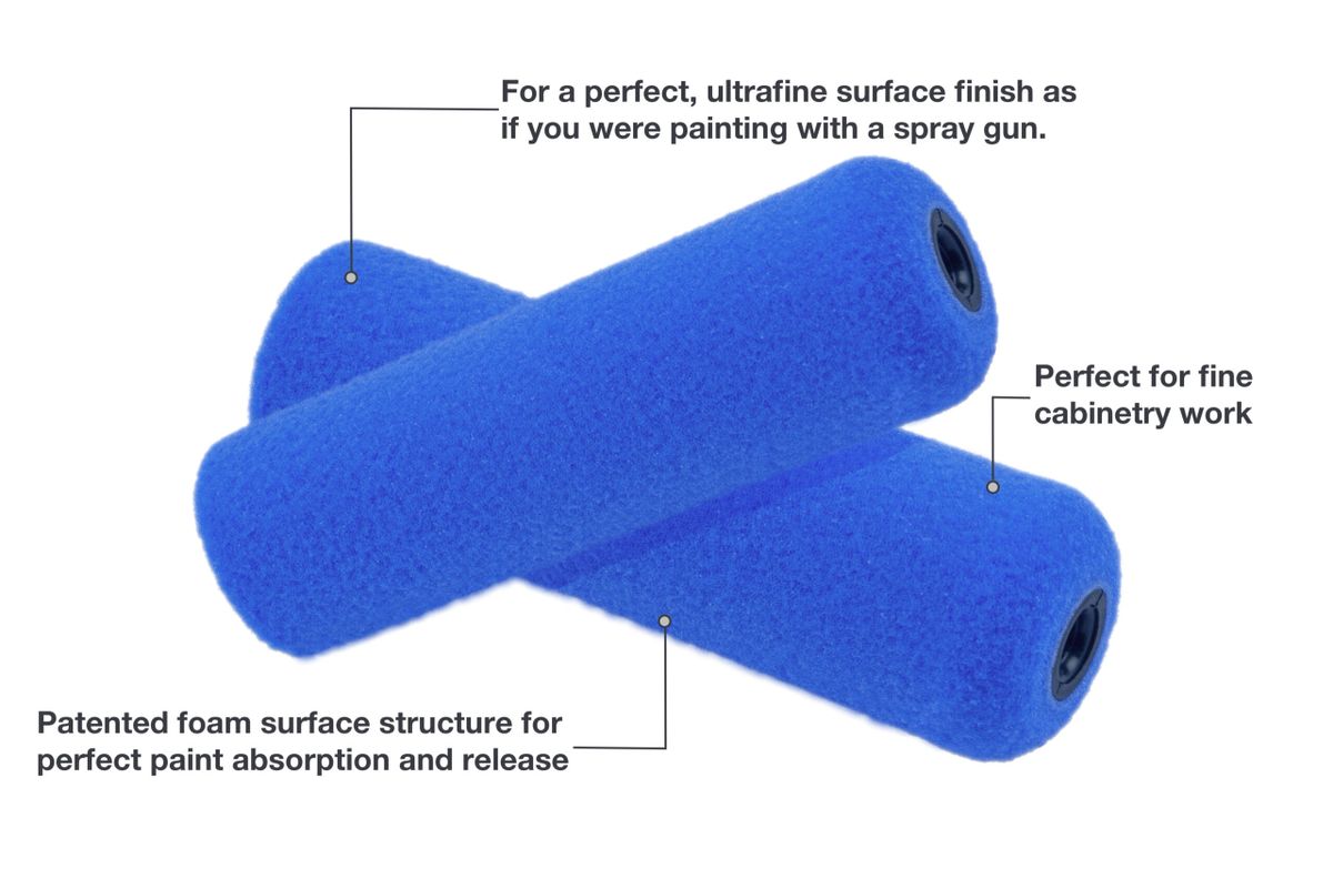 NESPOLI Microcrater Mini Roller Sleeve 4”