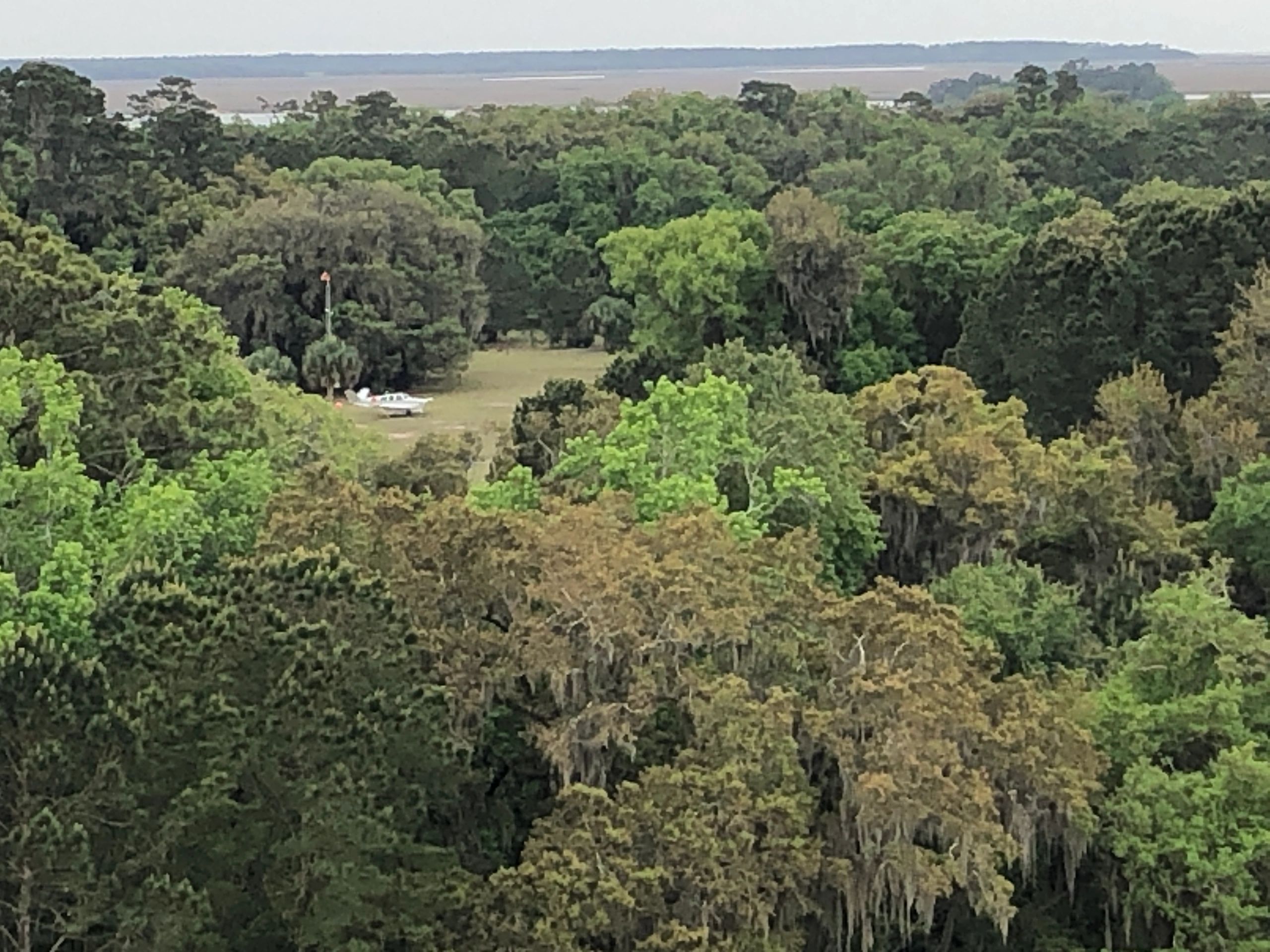 Great hop into Creighton Island