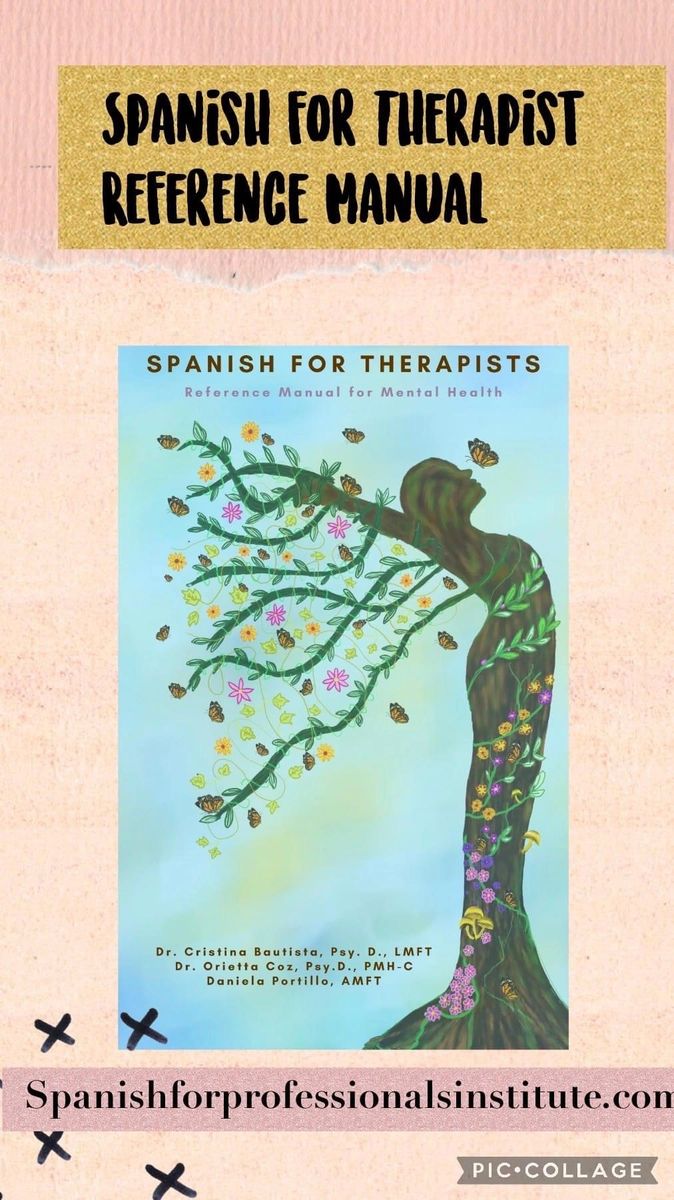 Spanish for Therapist Reference Manual-Print