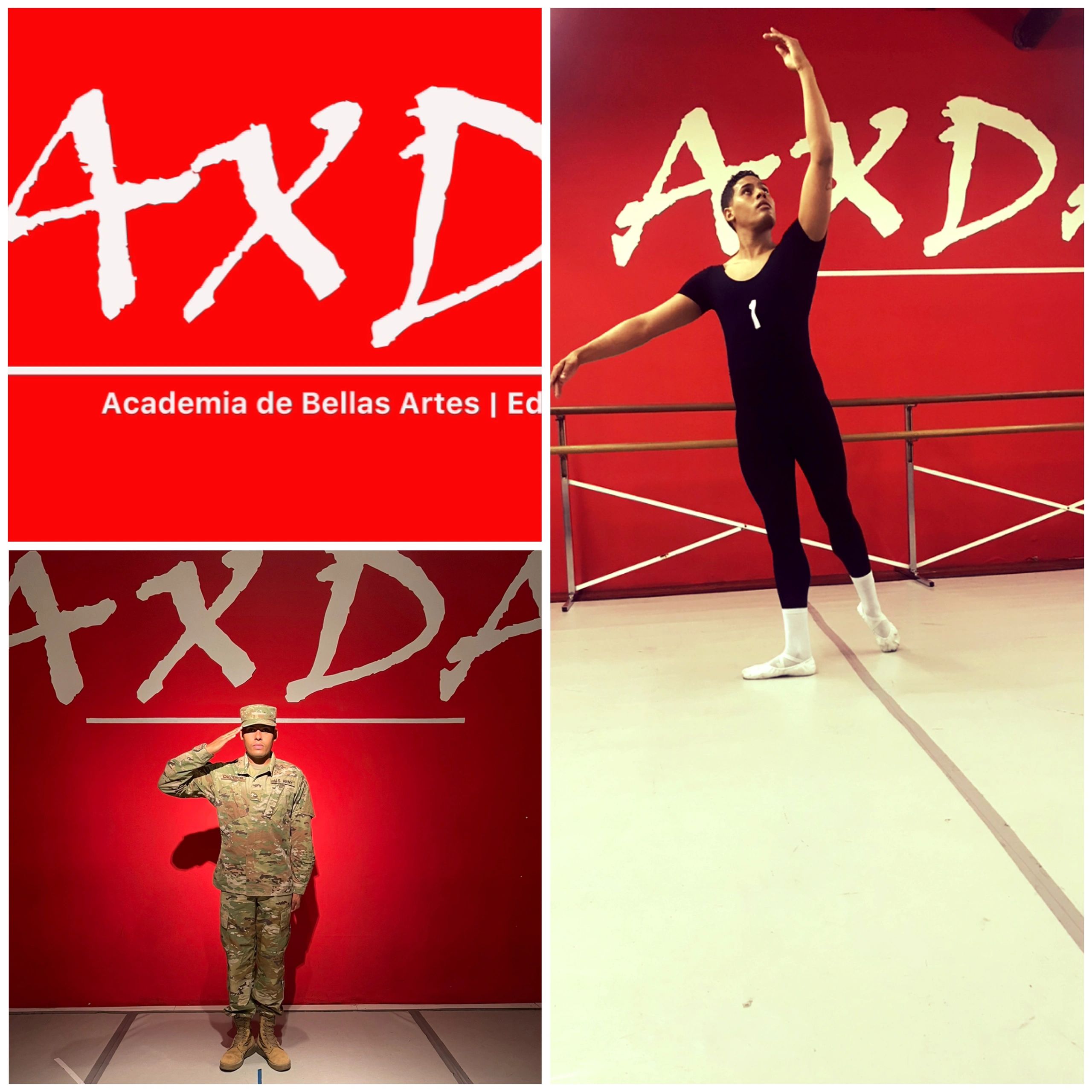 Exalumno de AXDA utiliza destrezas de baile en el ejército