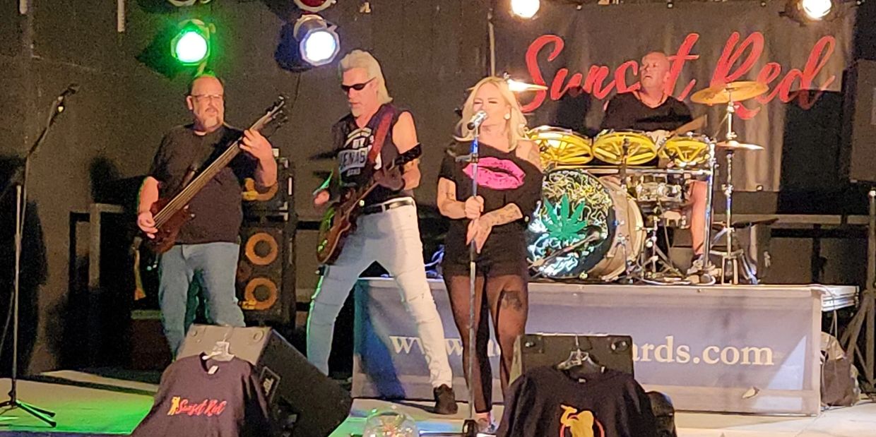 Live Music Band | Sunset Red