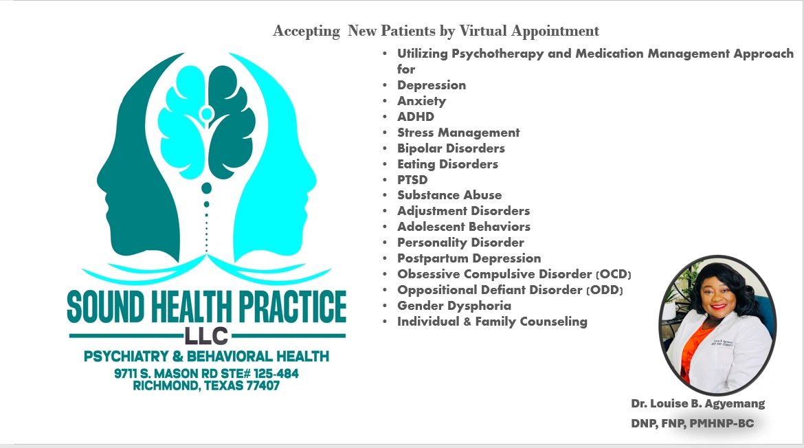Psychiatry and Mental Health - SOUND HEALTH PRACTICE LLC.