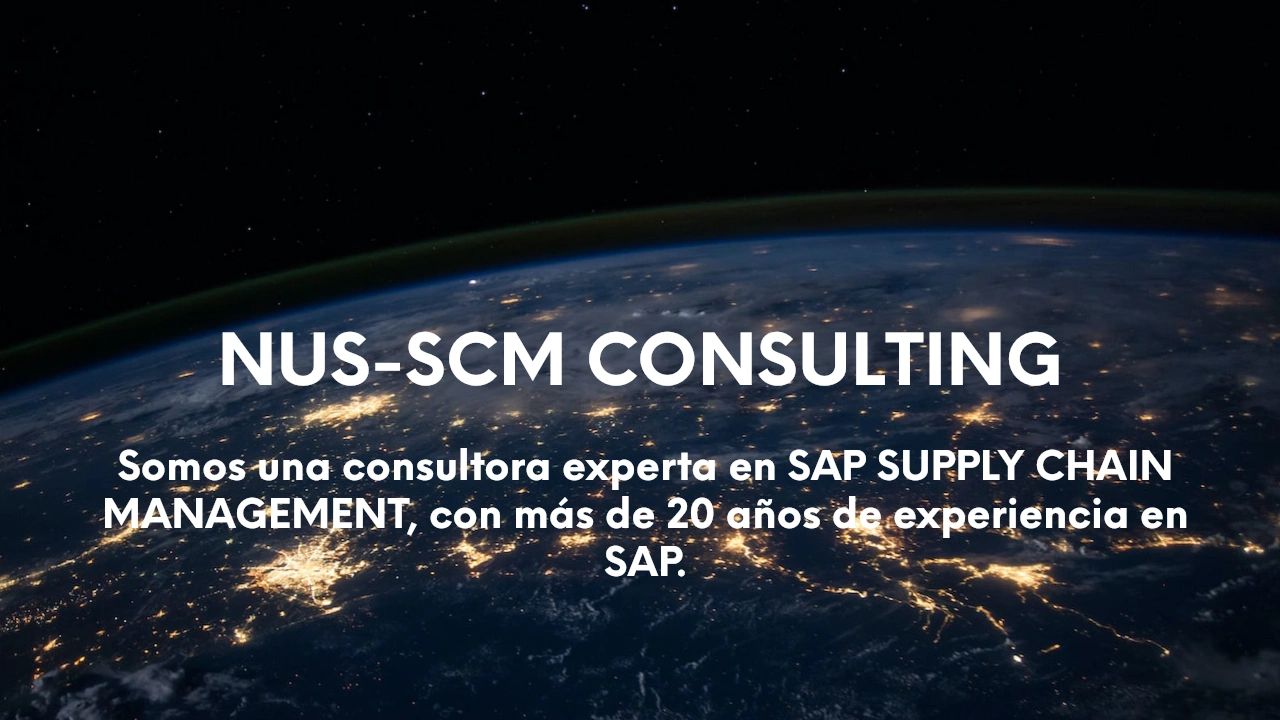 NUS -SCM CONSULTING
