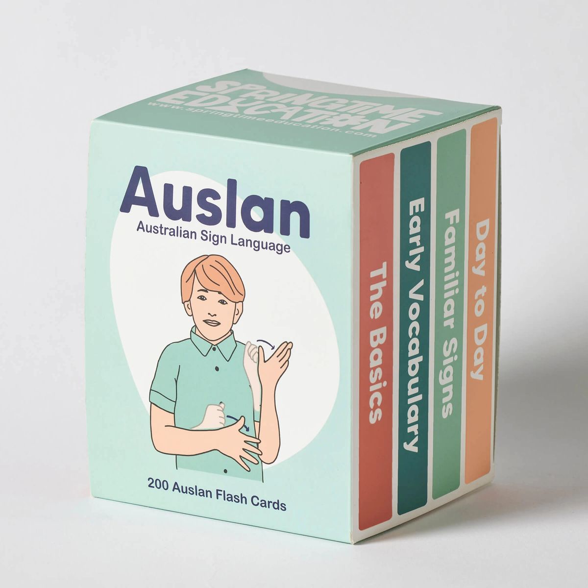 200 Australian Sign Language Flash Cards Set - AUSLAN