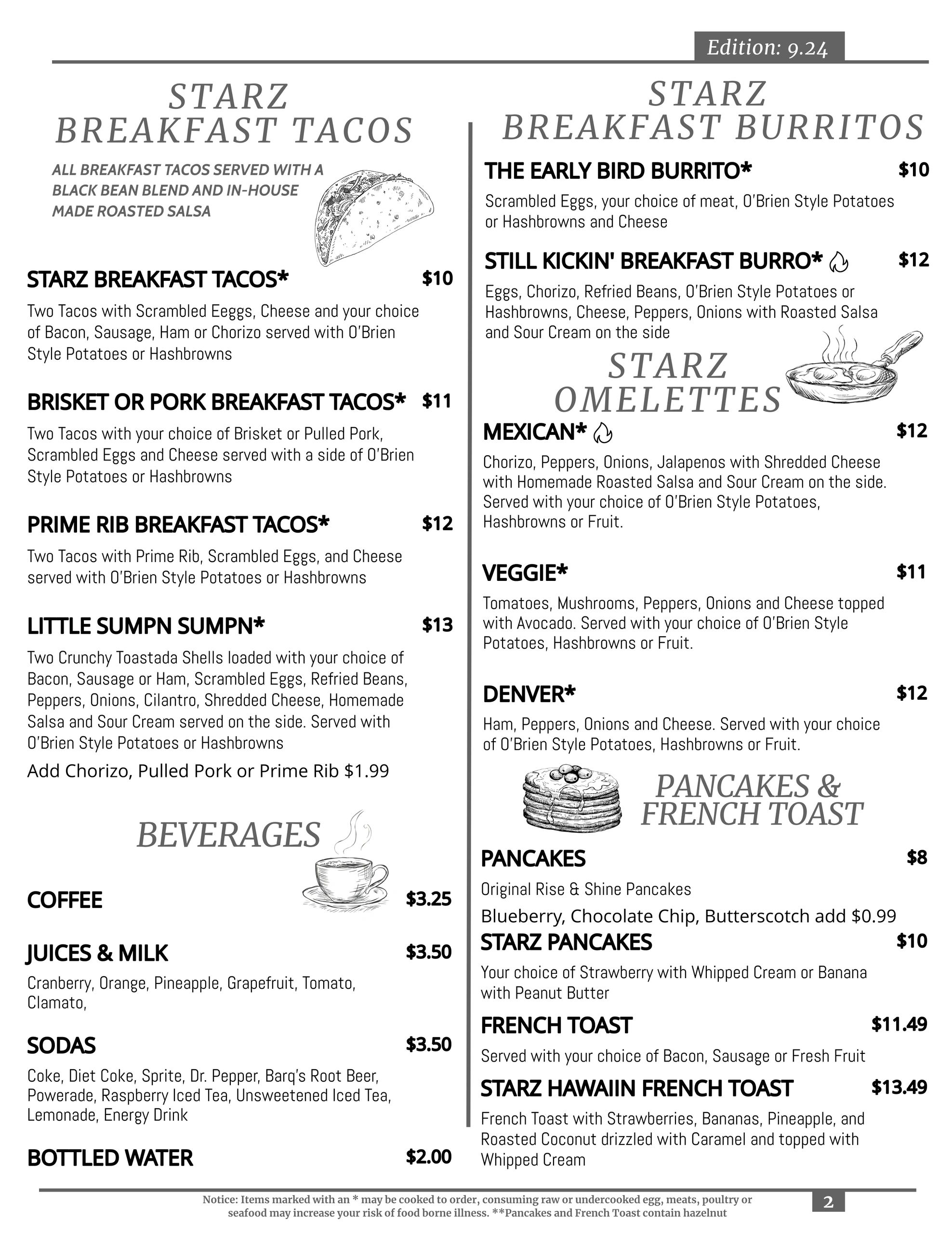 MENUS