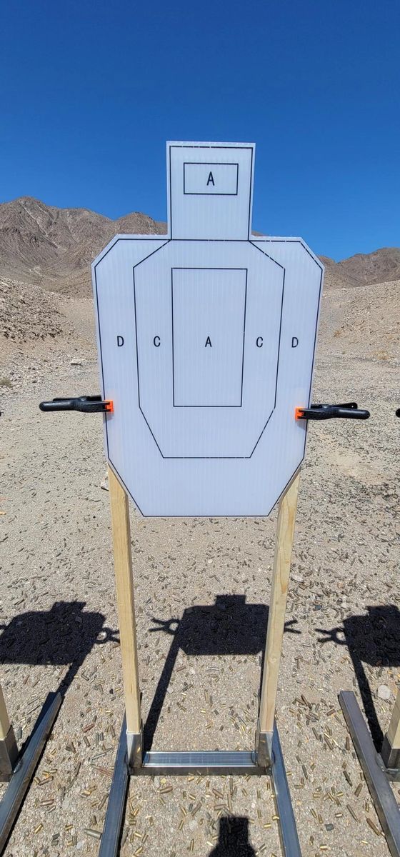Competition Full Size USPSA Commercial Grade Polycarbonate Target w ...