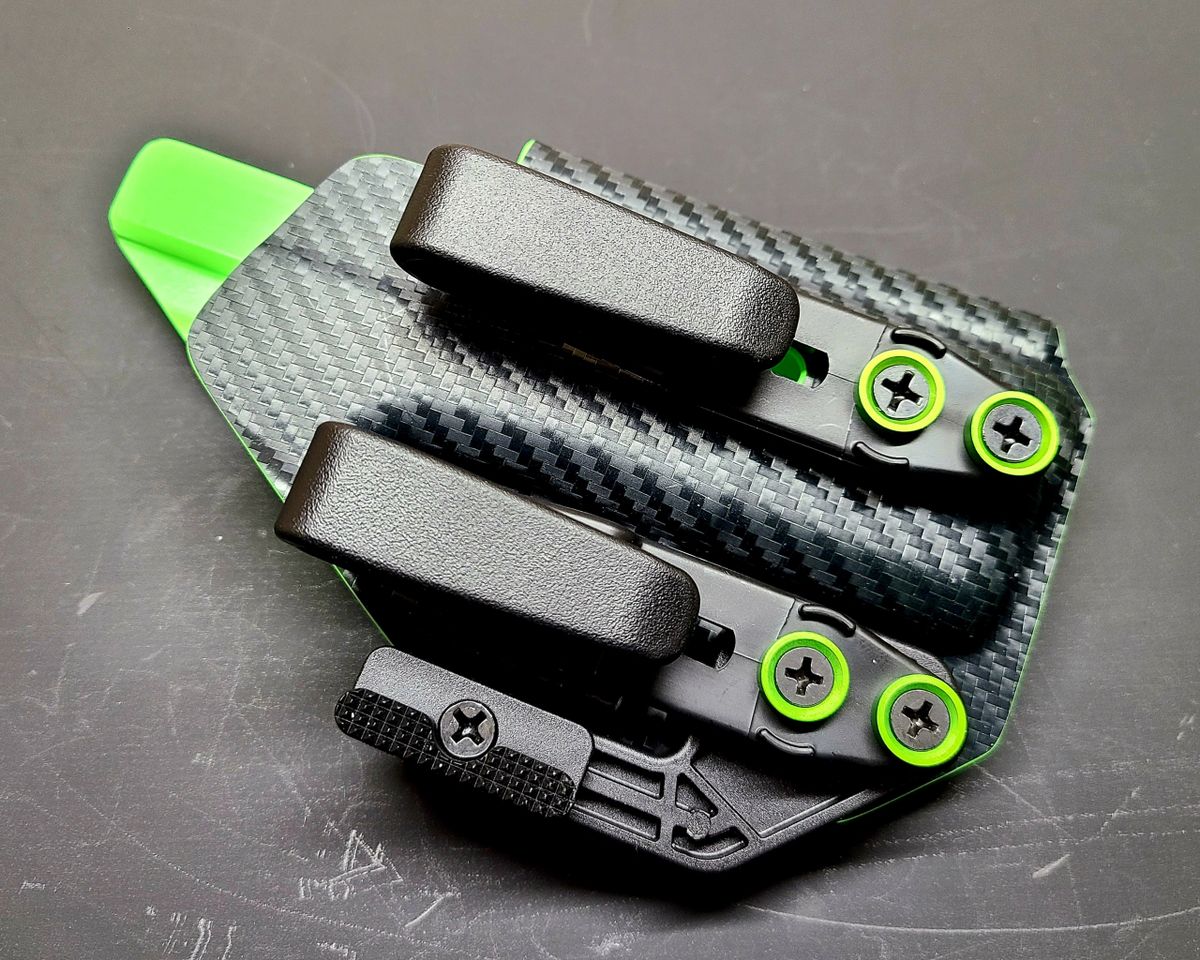 IWB / AIWB Tuckable Holster (Black Carbon Fiber over Color)
