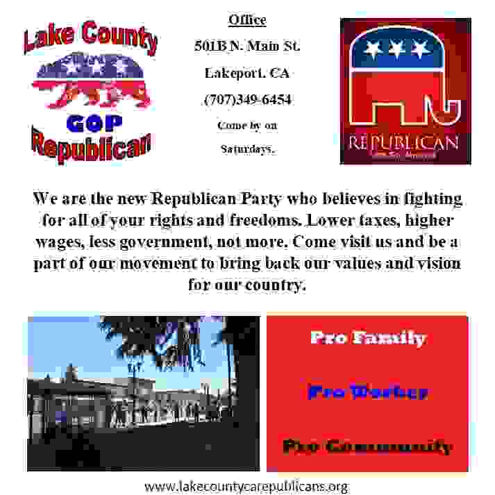 Lake County California Republican Party - Home