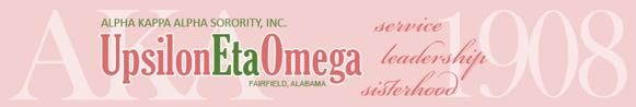 Upsilon Eta Omega Chapter AKA