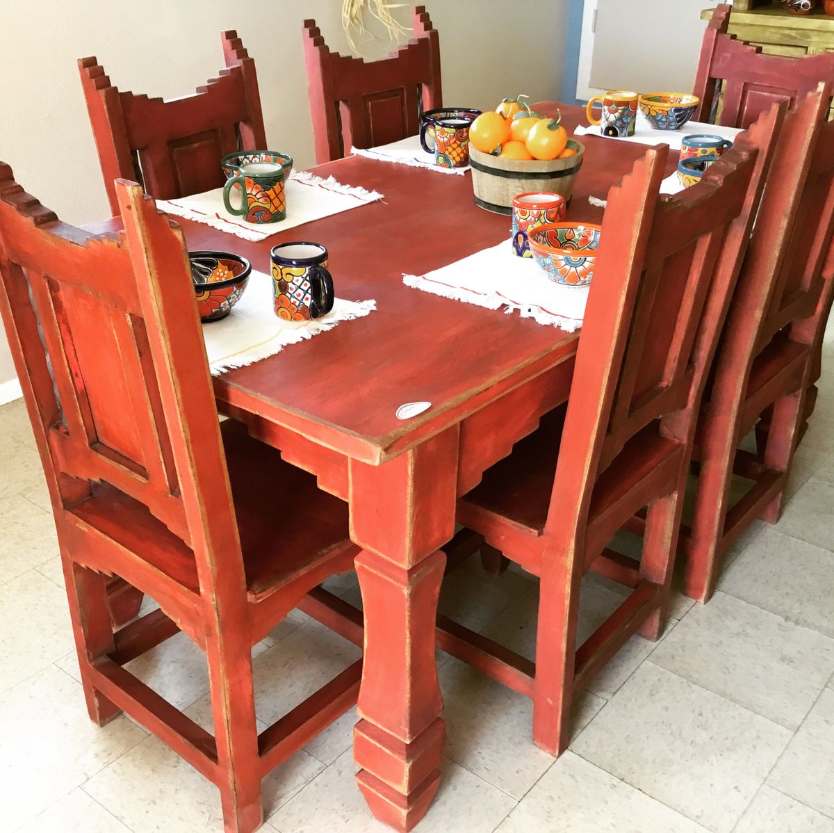 Santa Fe style dining set