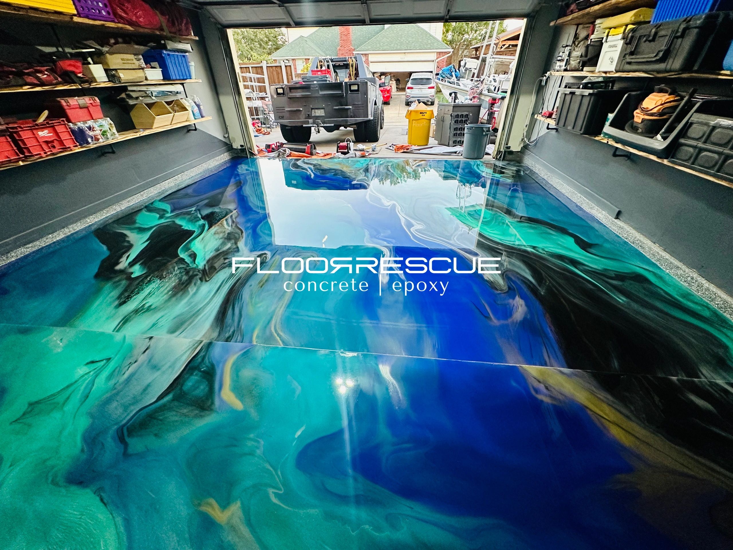 Metallic Epoxy Class near me in Dallas, Texas by FloorRescue