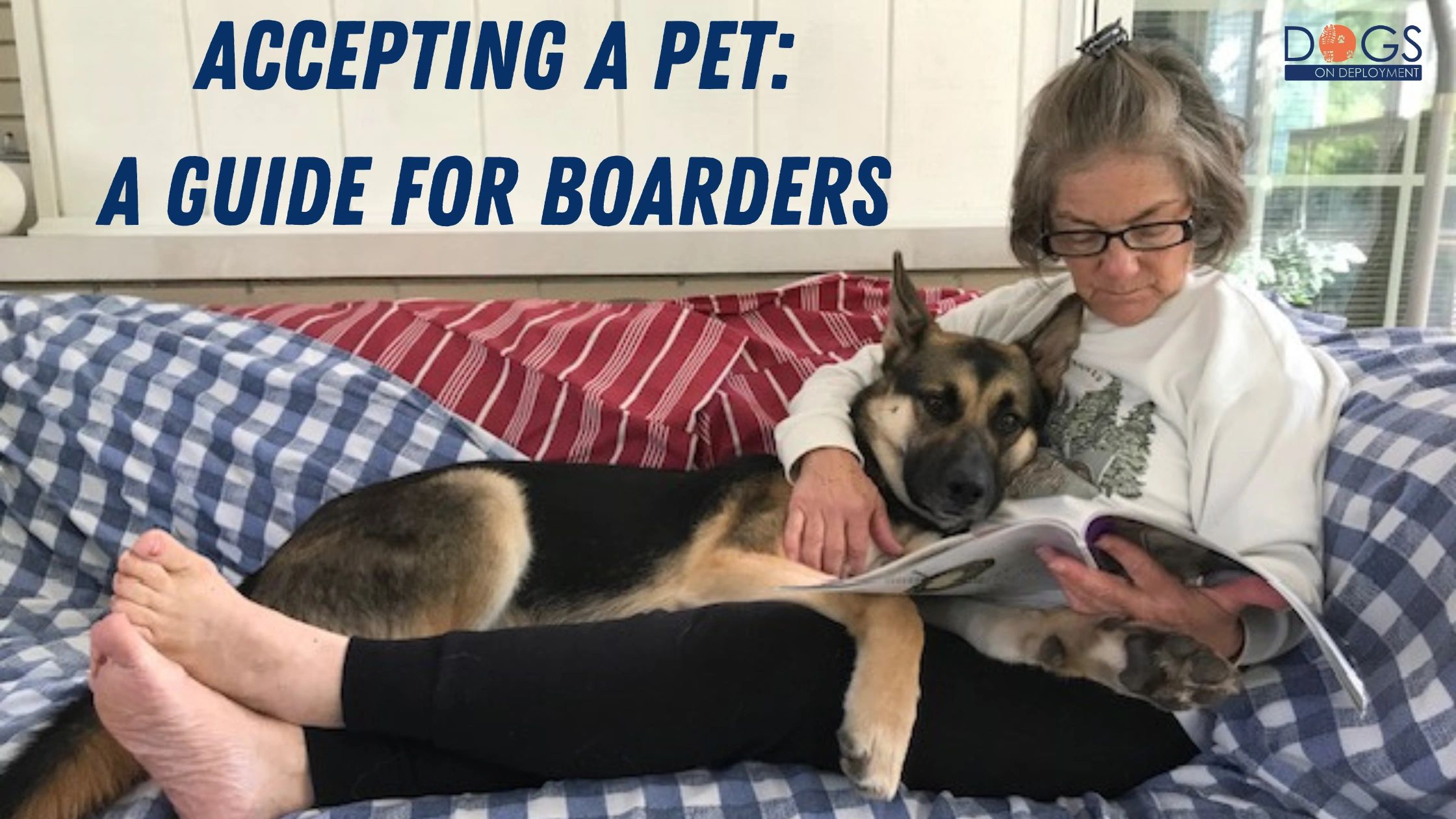Accepting a Pet on Dogs on Deployment: A Guide for Boarders