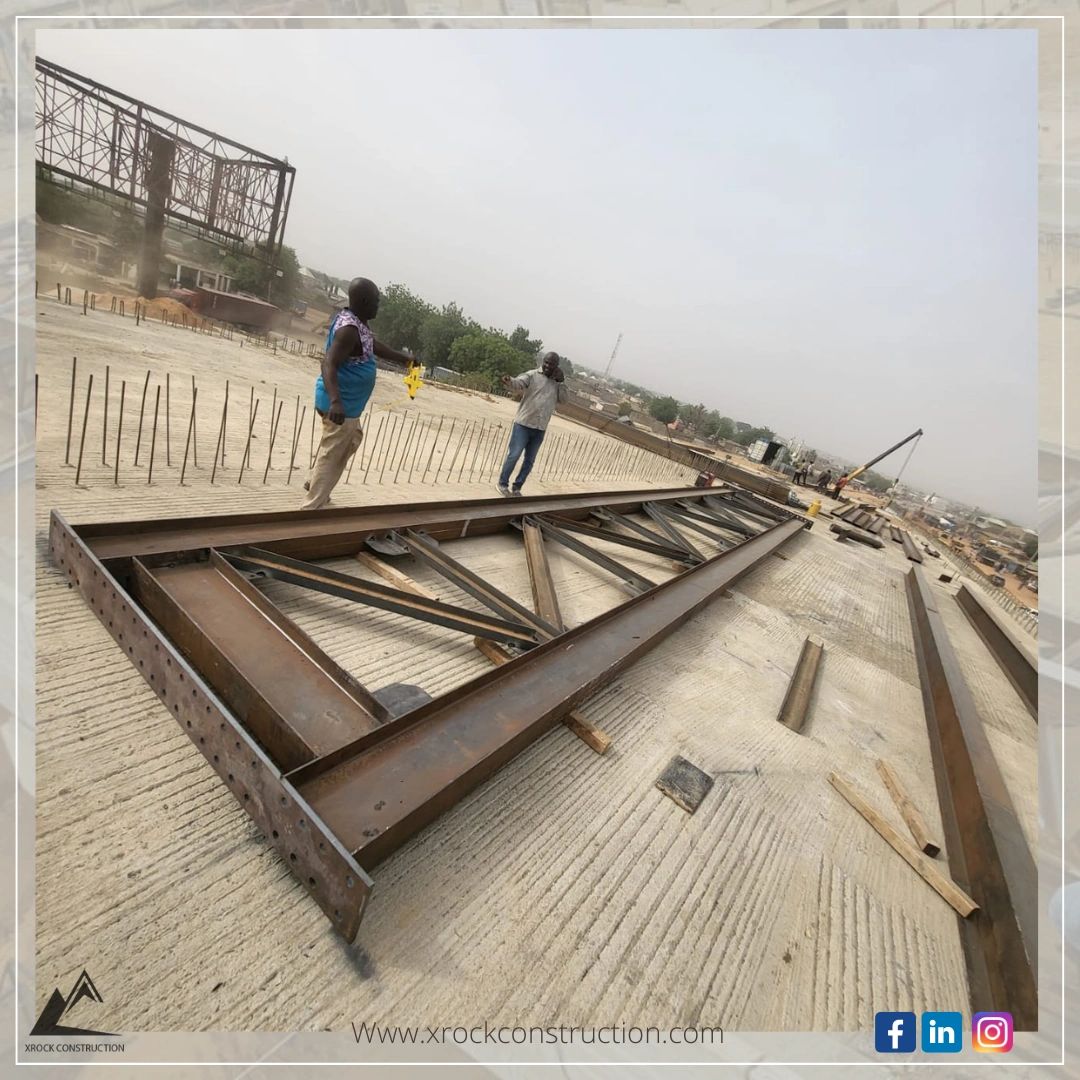Fabrication & installing the Main Gate of Muhammadu Buhari Road