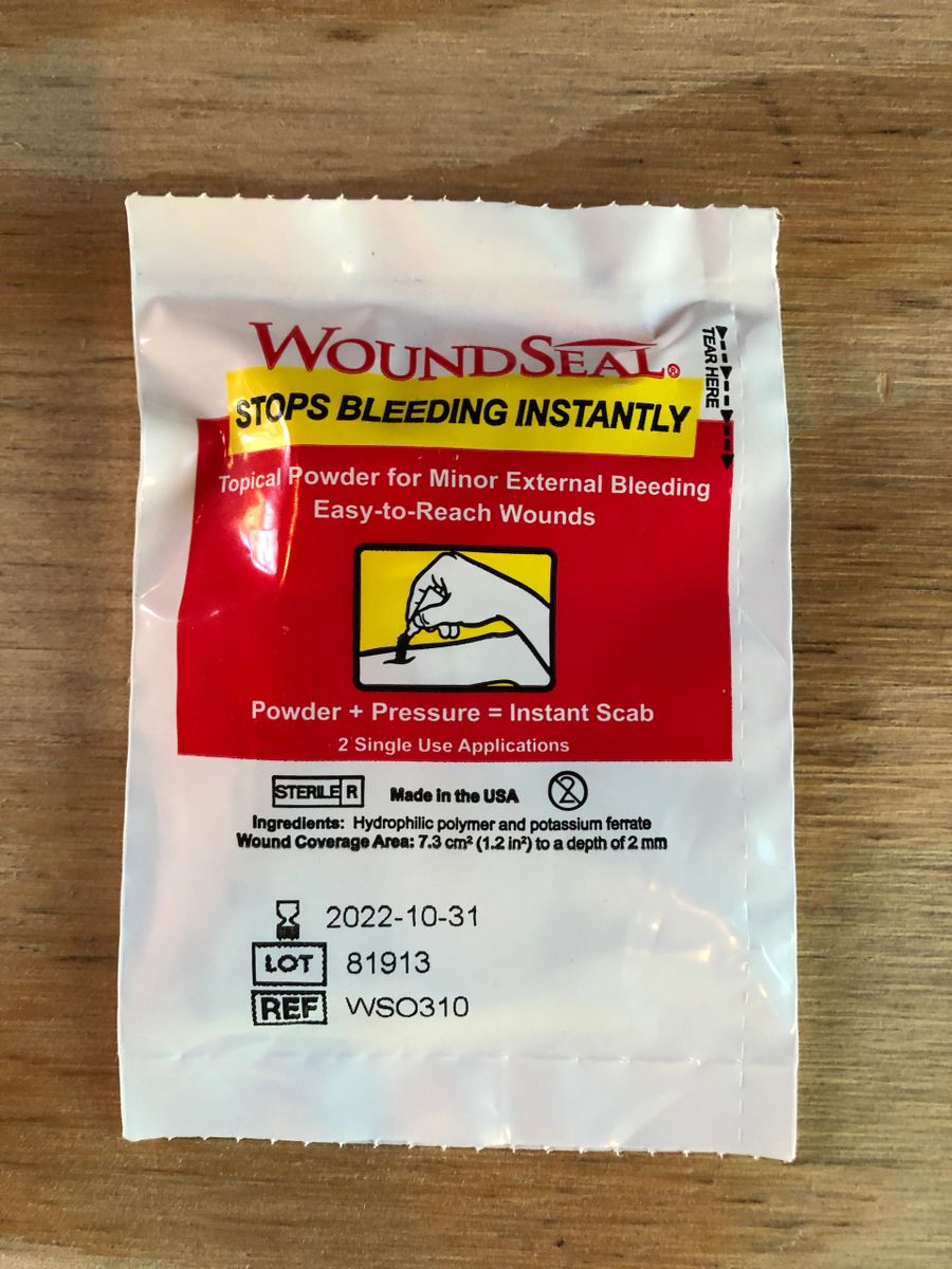WoundSeal Quick Relief Blood Stopper 2 Applications