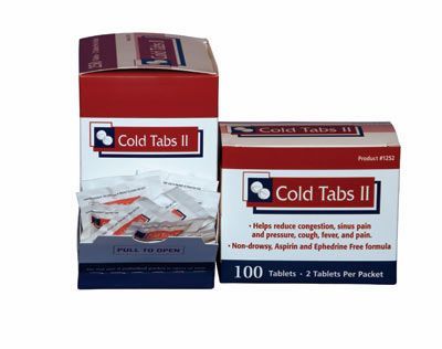 Cold Tabs 100/box