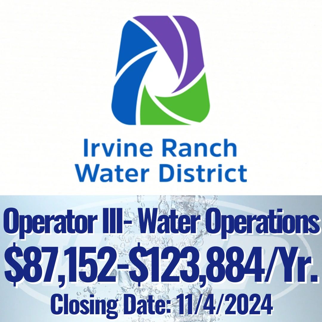 Operator III- Water Operations / Irvine Ranch Water District