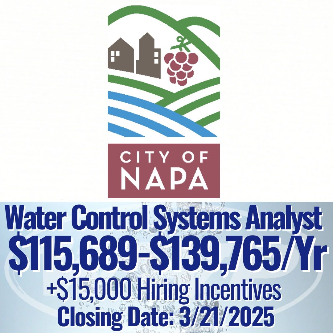 Water Control Systems Analyst / City of Napa