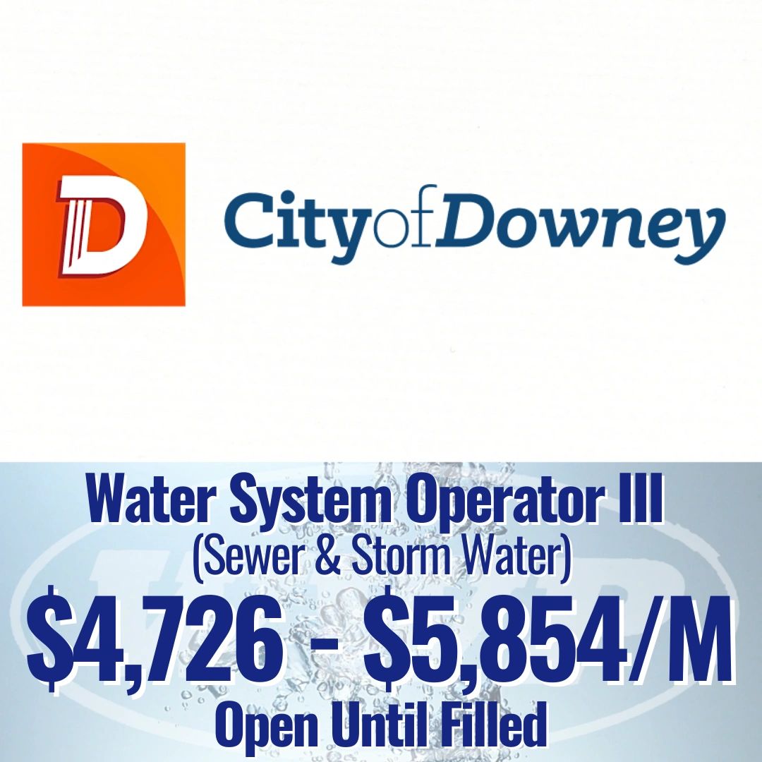 Water System Operator III / City of Downey
