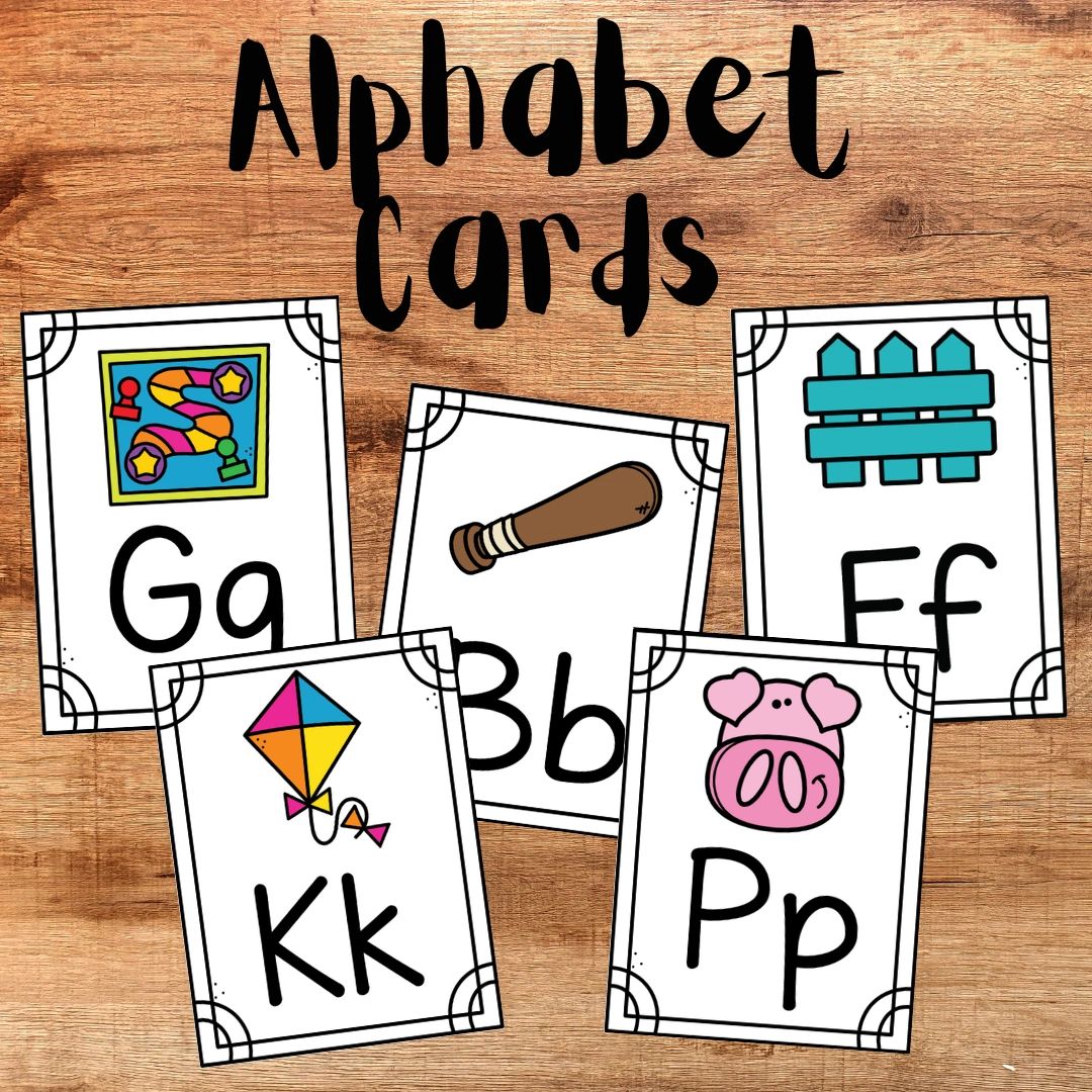 Letter Sound and Keyword Flashcards