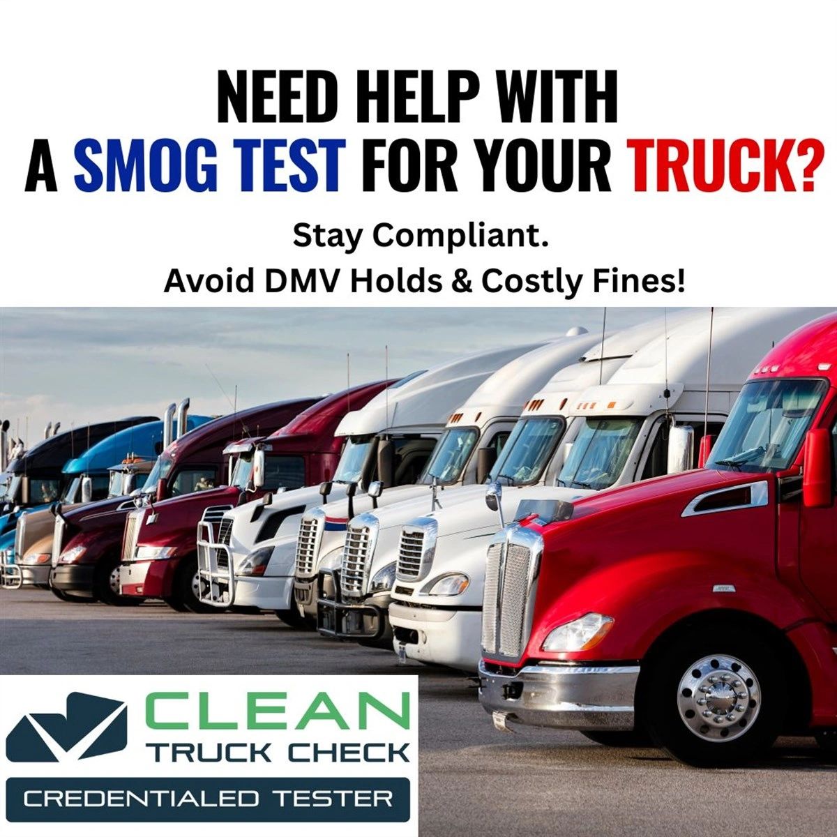 clean truck check diesel smog test carb compliance