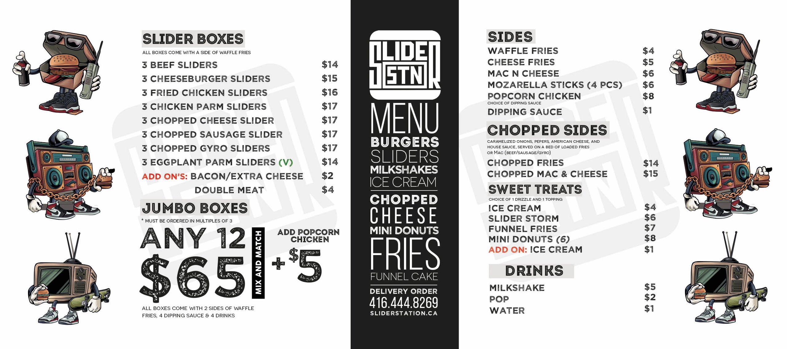 Menu | Slider Station