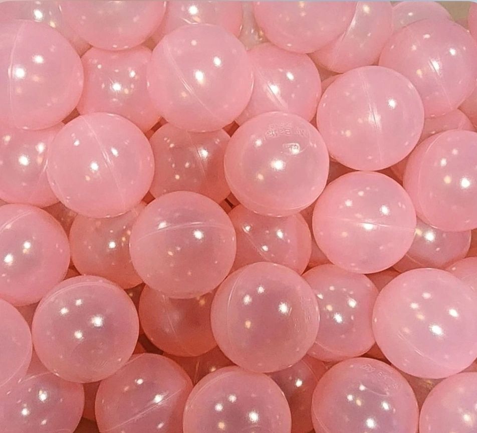 Aqua-Pink ( Translucent-Pink ) Colors Jumbo 3" HD Commercial Grade Ball ...