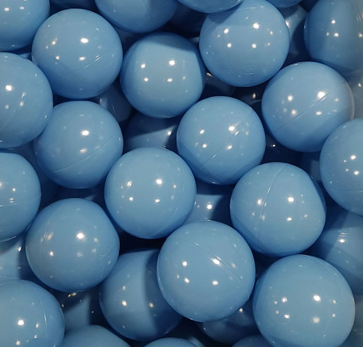 Powder-Blue ( Milky-Blue ) Colors Jumbo 3" HD Commercial Grade Ball Pit ...