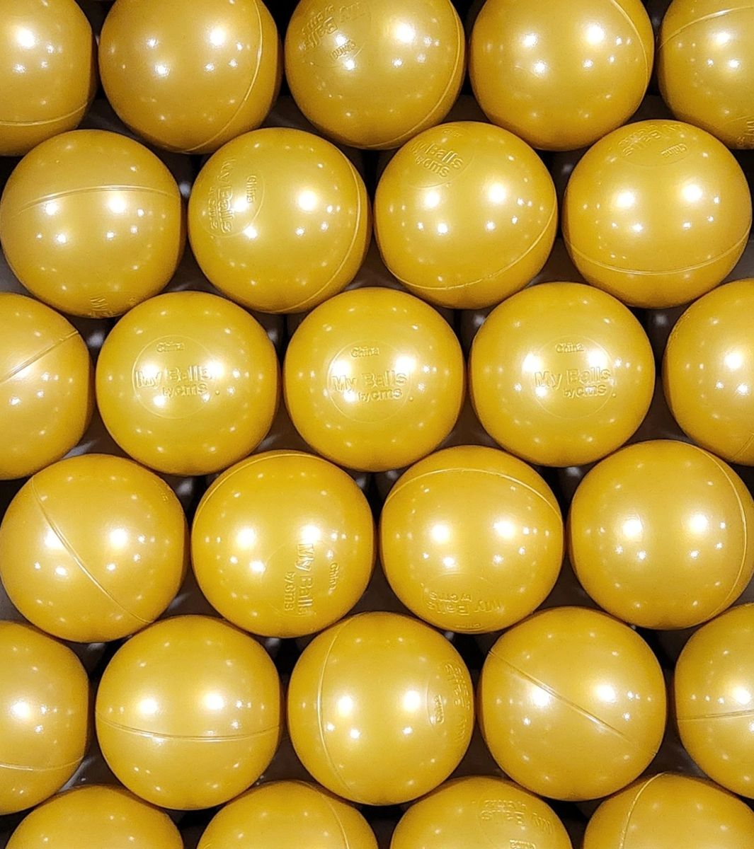New-Gold ( Bronze ) Color Jumbo 3" Commercial Grade Balls