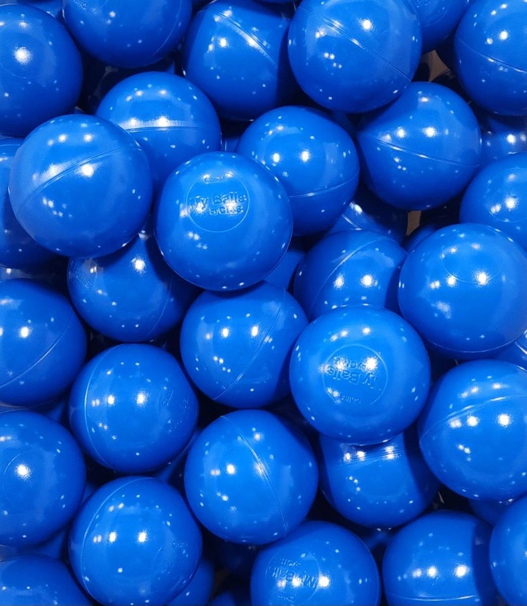 Blue ( Primary-Blue ) Color - Jumbo 3" Size HD Commercial Grade Ball ...