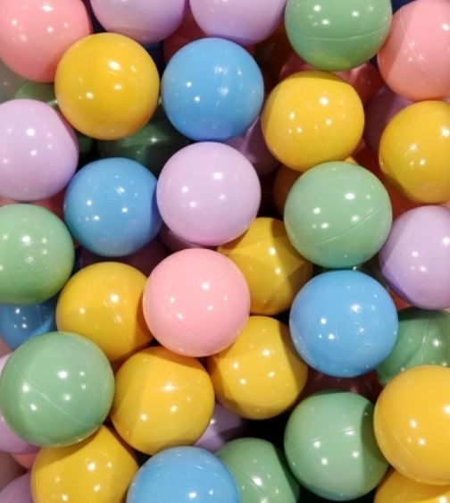Mix of Powder Colors ( Milky-Pastel ) Jumbo 3" HD Commercial Grade Ball ...