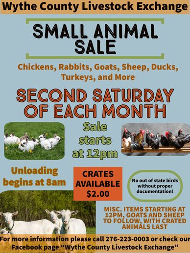 Special Sale Schedule