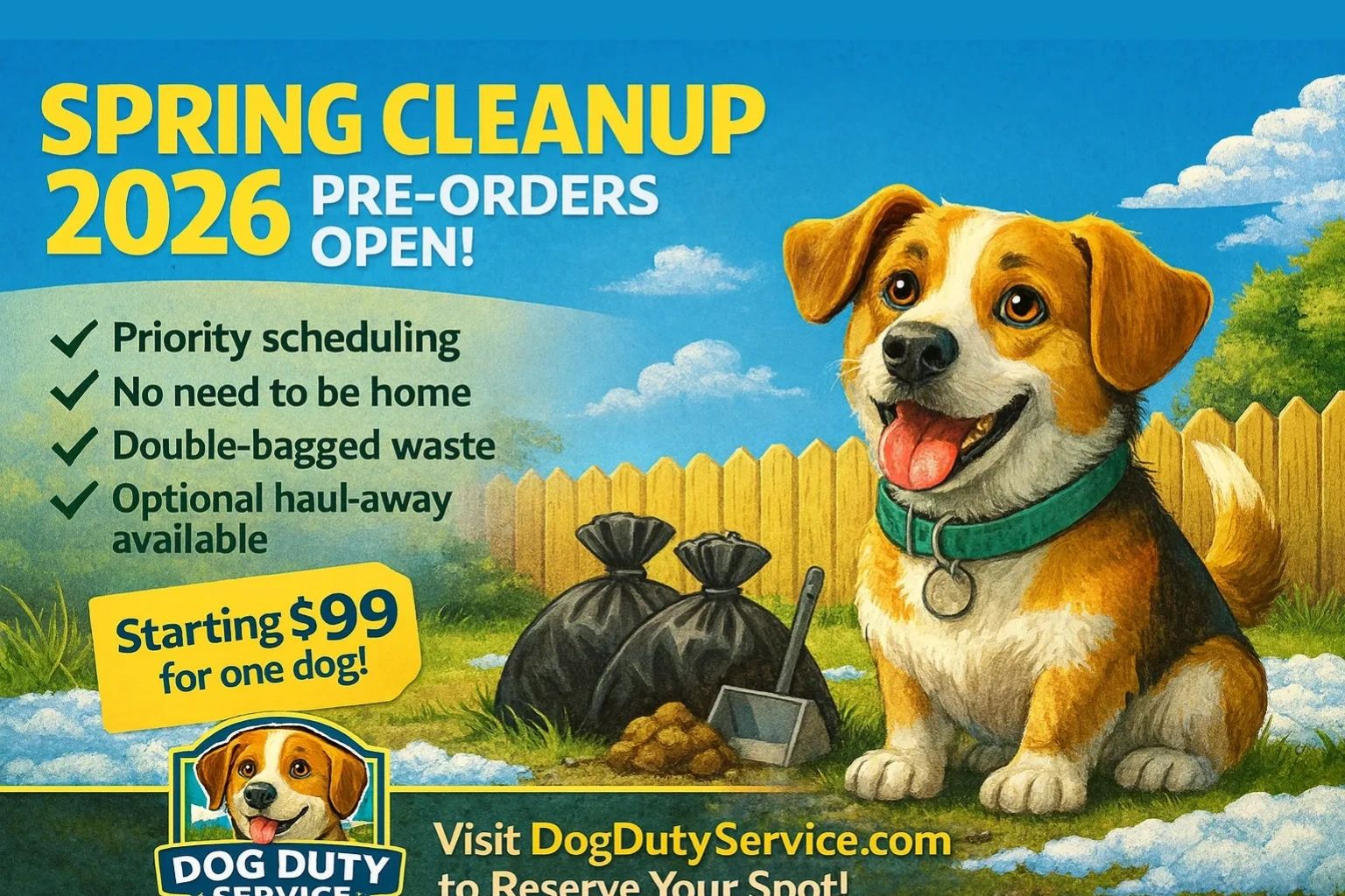 Professional Pet Waste Cleanup Services