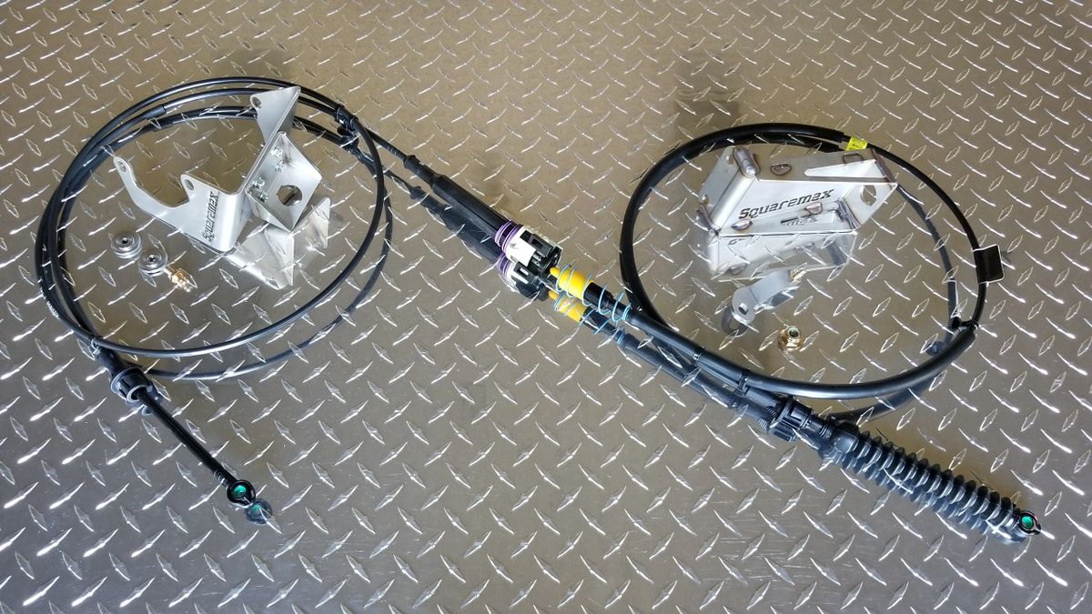 SQUAREMAX: '06-'16 ALLISON 6-SPEED TRANSMISSION SHIFT CABLE BRACKET KIT