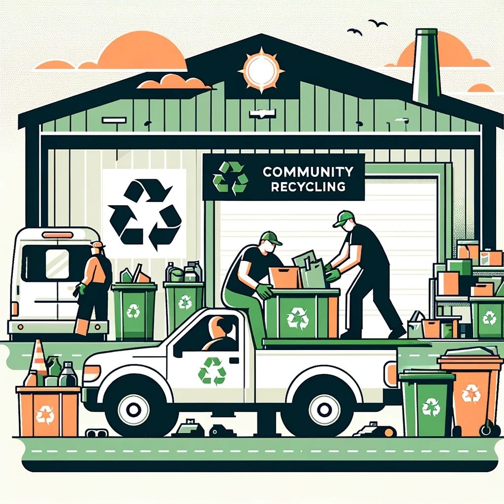 What are community recycling centres and how do I use them?