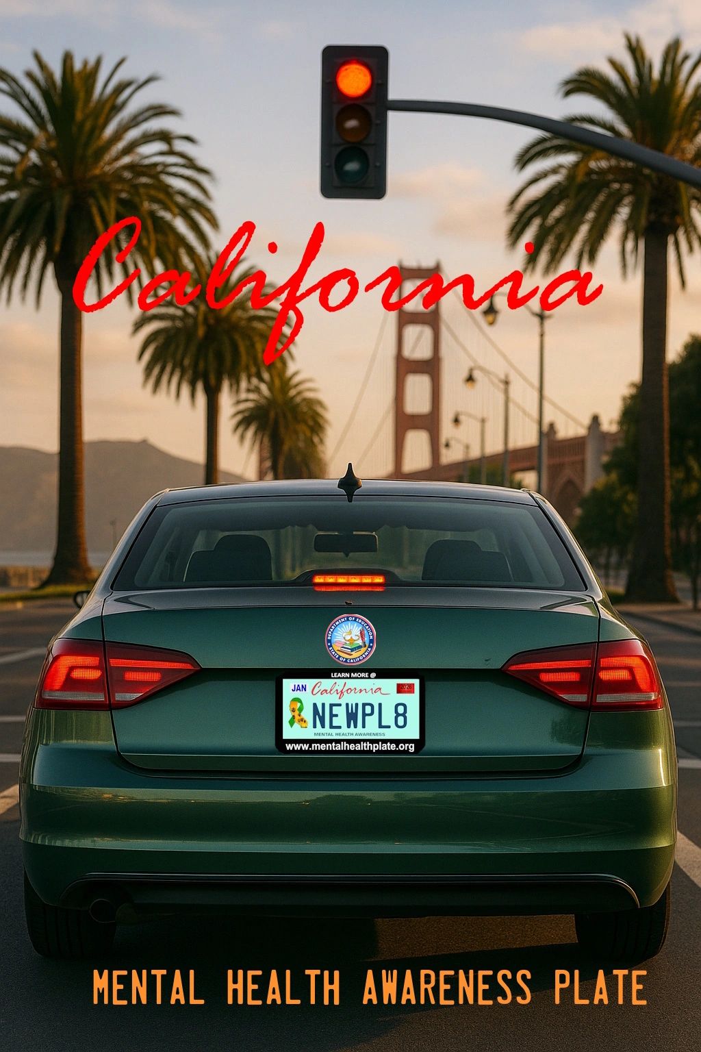 BeingwellCA - Mental Health, Wellness, License Plate