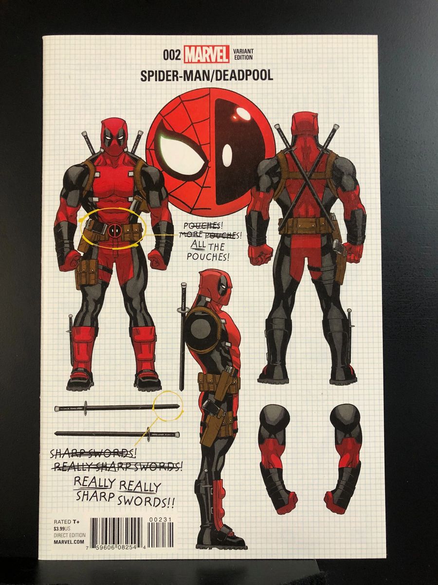 Spider-Man/Deadpool #2 Build Your Own Deadpool Ed McGuinness 1:10 ...