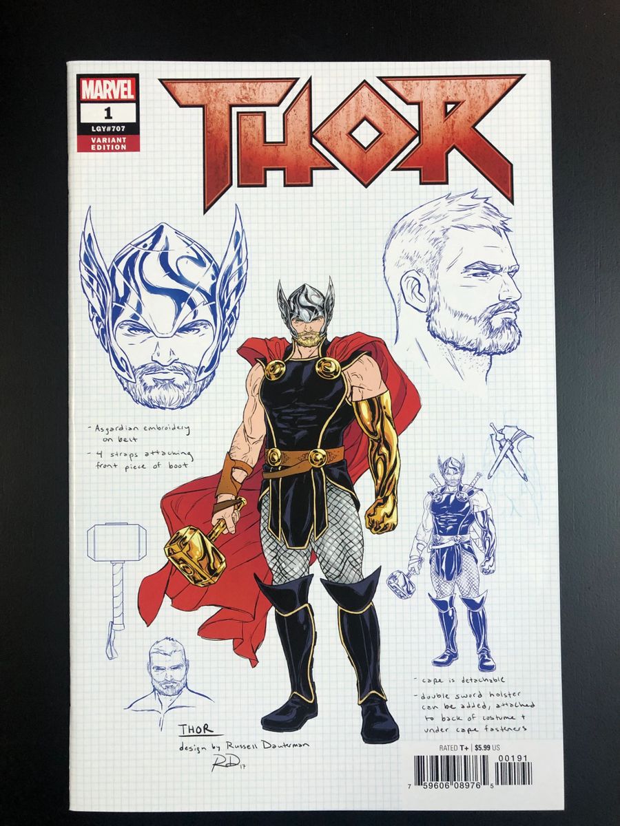 Thor #1 - Russell Dauterman 1:10 Design Variant Edition