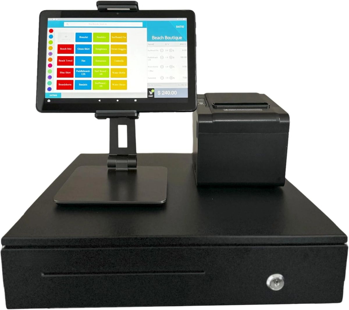 System for 10-inch Amazon Fire Tablet Complete Cash Register with ...