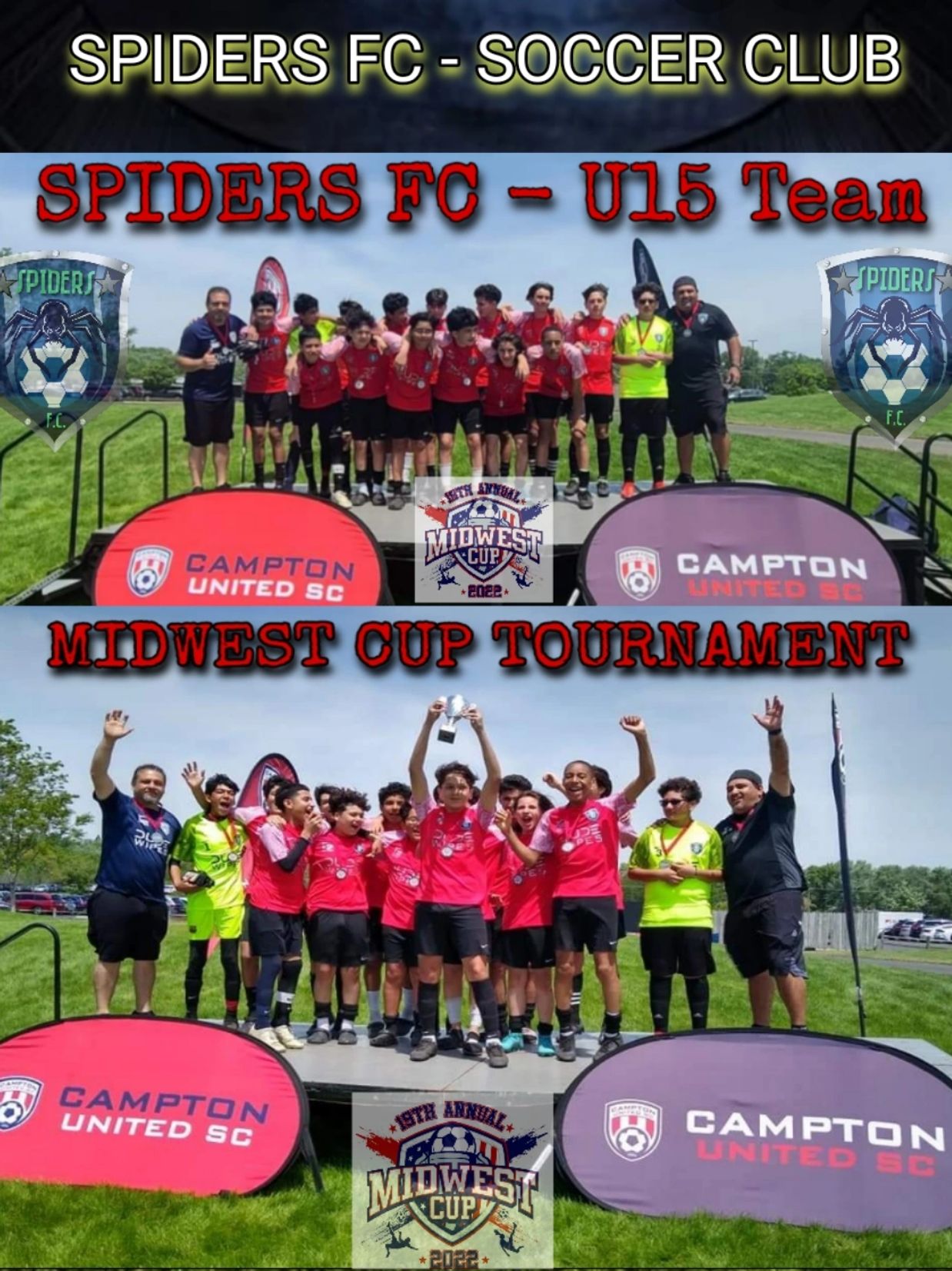 Soccer, Youth Soccer Club - Spiders FC - Oswego, Illinois