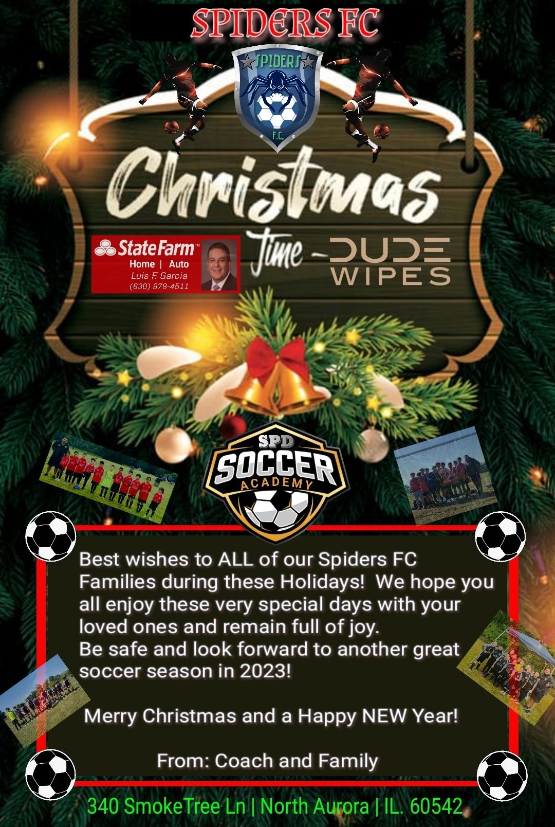 Soccer, Youth Soccer Club - Spiders FC - Oswego, Illinois
