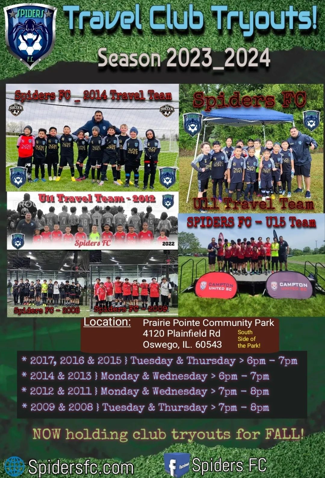 Club Tryouts! | Spiders FC