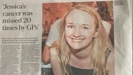 Jessica's story featured in The Telegraph today.