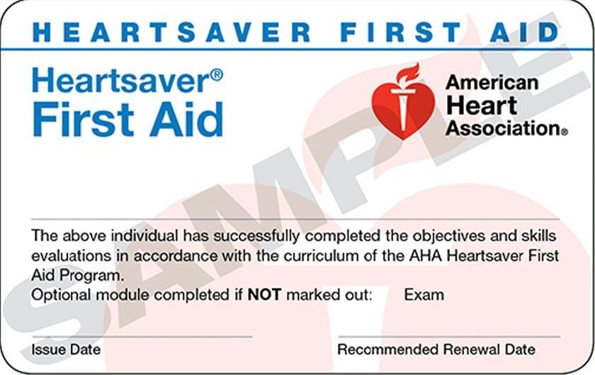 Heartsaver First Aid (Adult, Child & Infant)