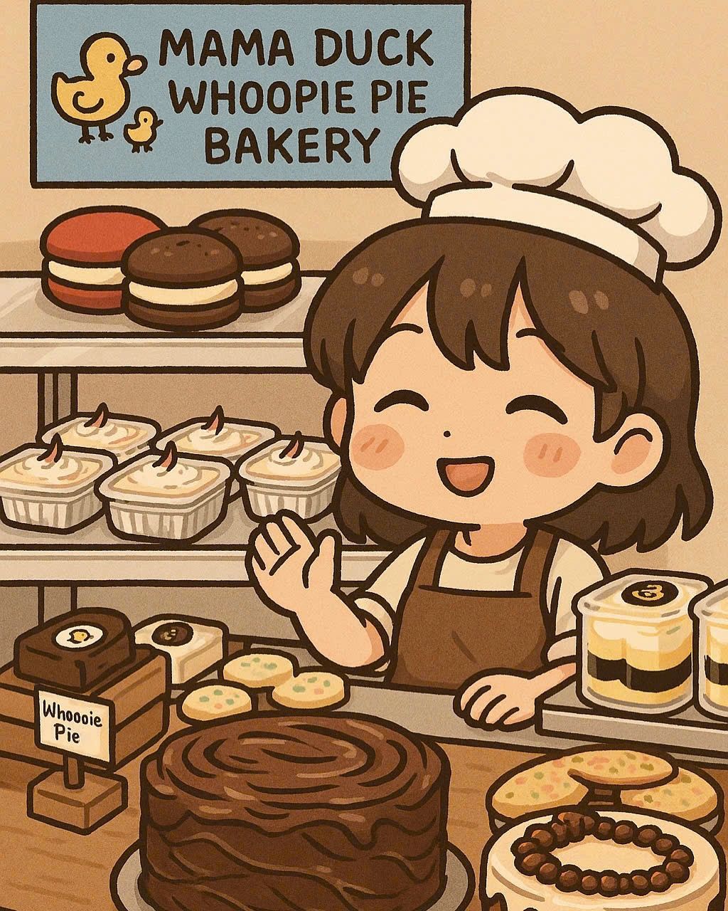 Delicious whoopie pies and more | MAMA DUCK Whoopie Pie