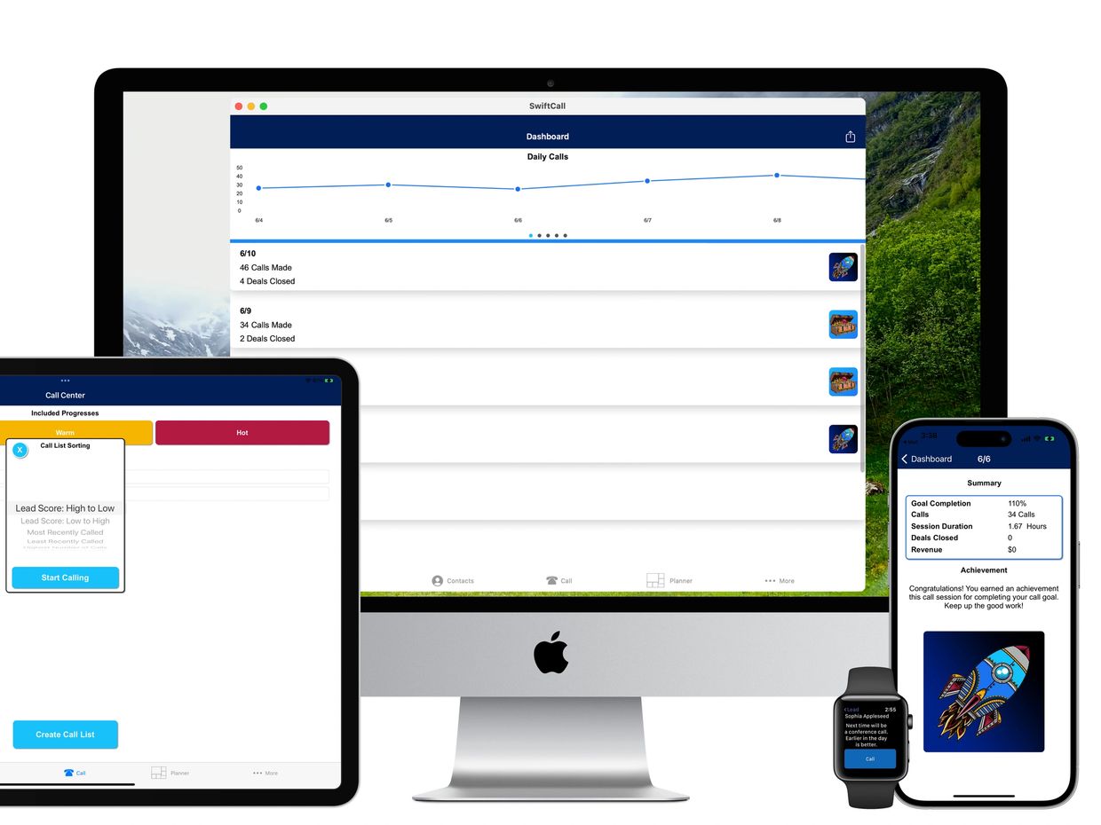 SwiftCall - Auto Dialer App, Mobile Crm