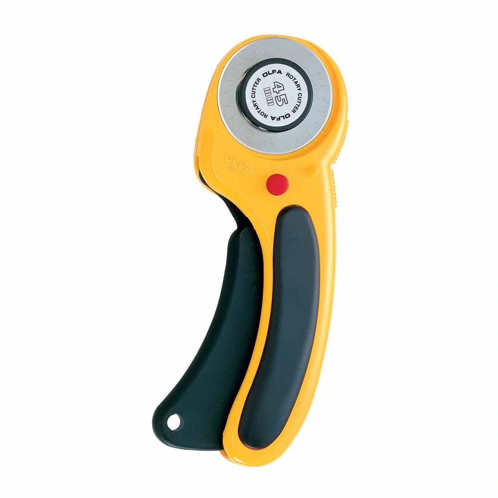 OLFA Deluxe Ergonomic Handle Rotary Cutter, 45mm