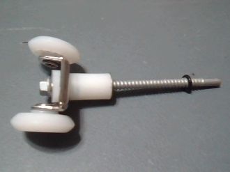 Wheel Carriage Assembly for Accordion Shutters