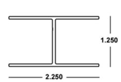 Center Mullion Frame Rail
